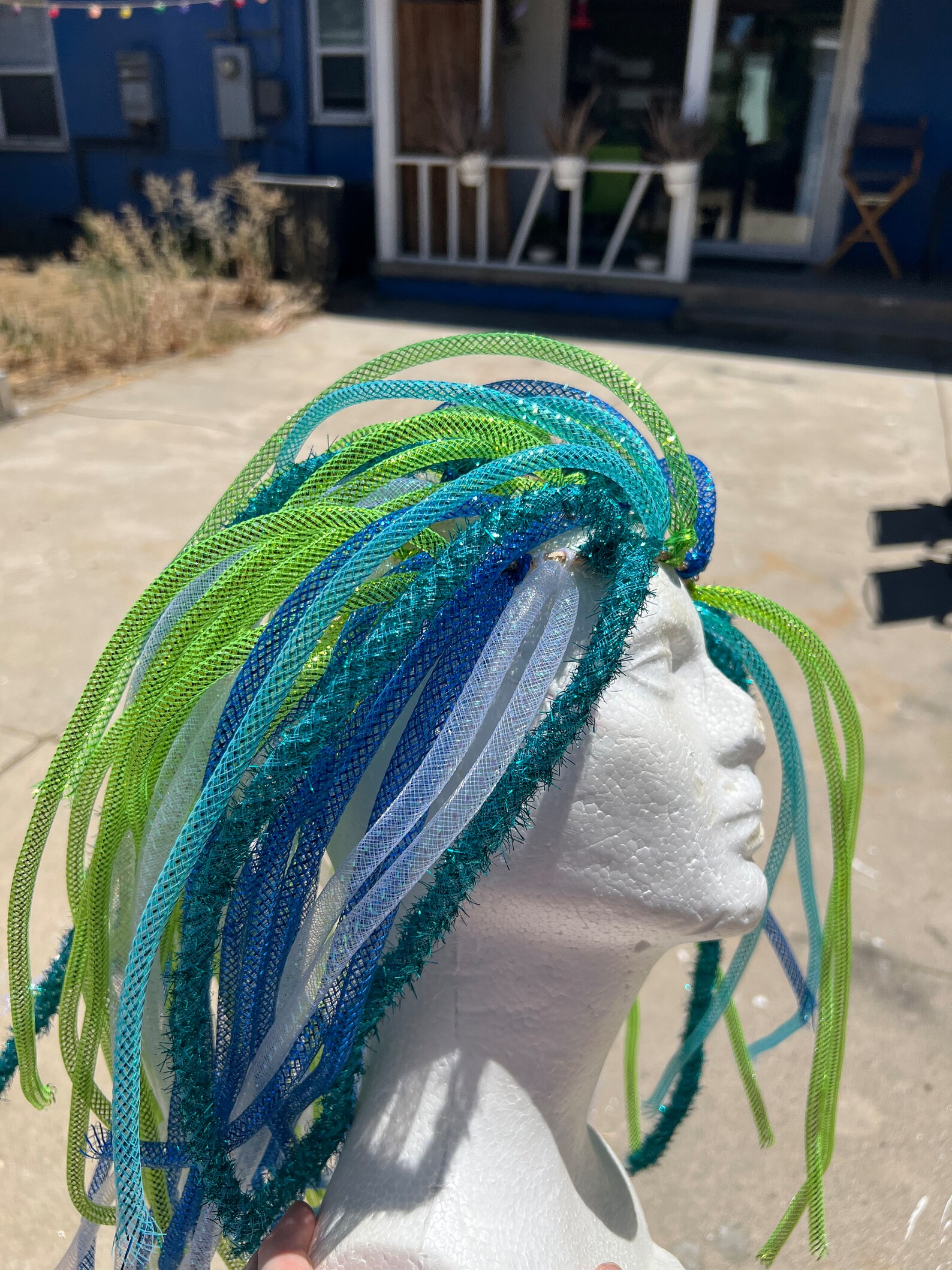 Cyberlox Wig Commission Cyberpunk Edc Rave Space Alien - Etsy