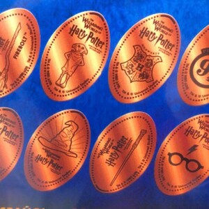 Wizard Pressed Penny Pins! 8 Pin Set! - Etsy