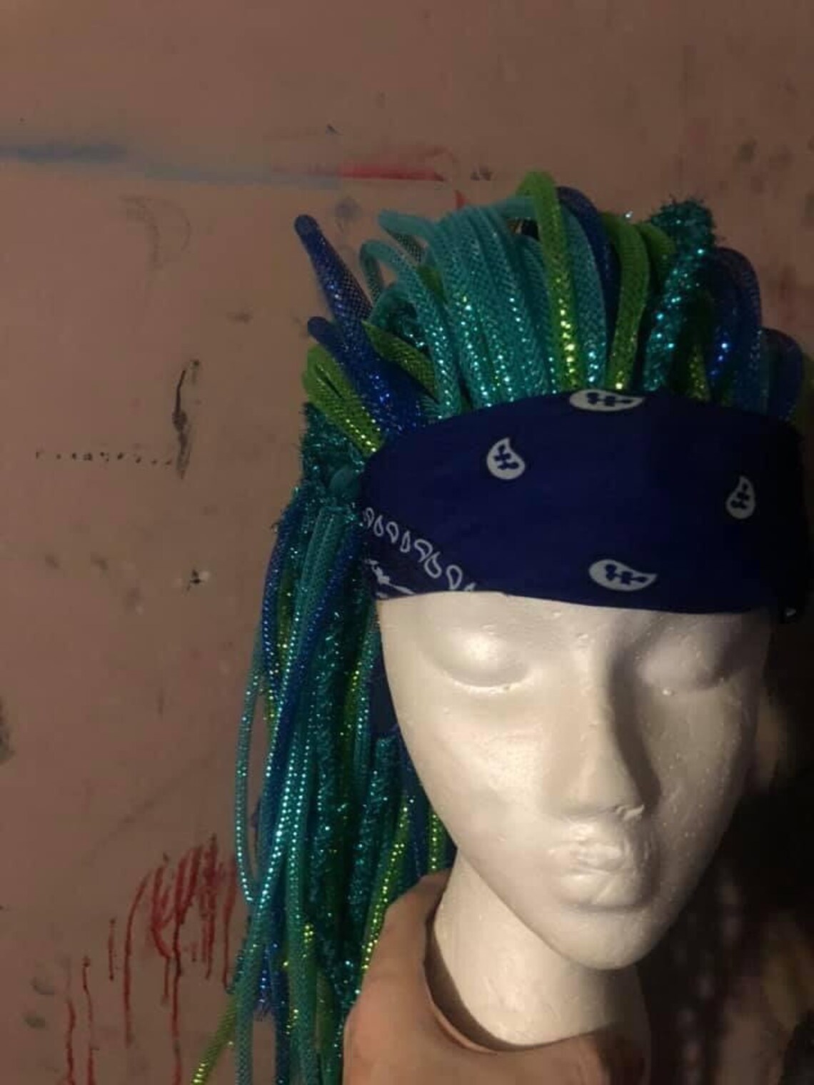 Cyberlox Wig Commission Cyberpunk Edc Rave Space Alien - Etsy