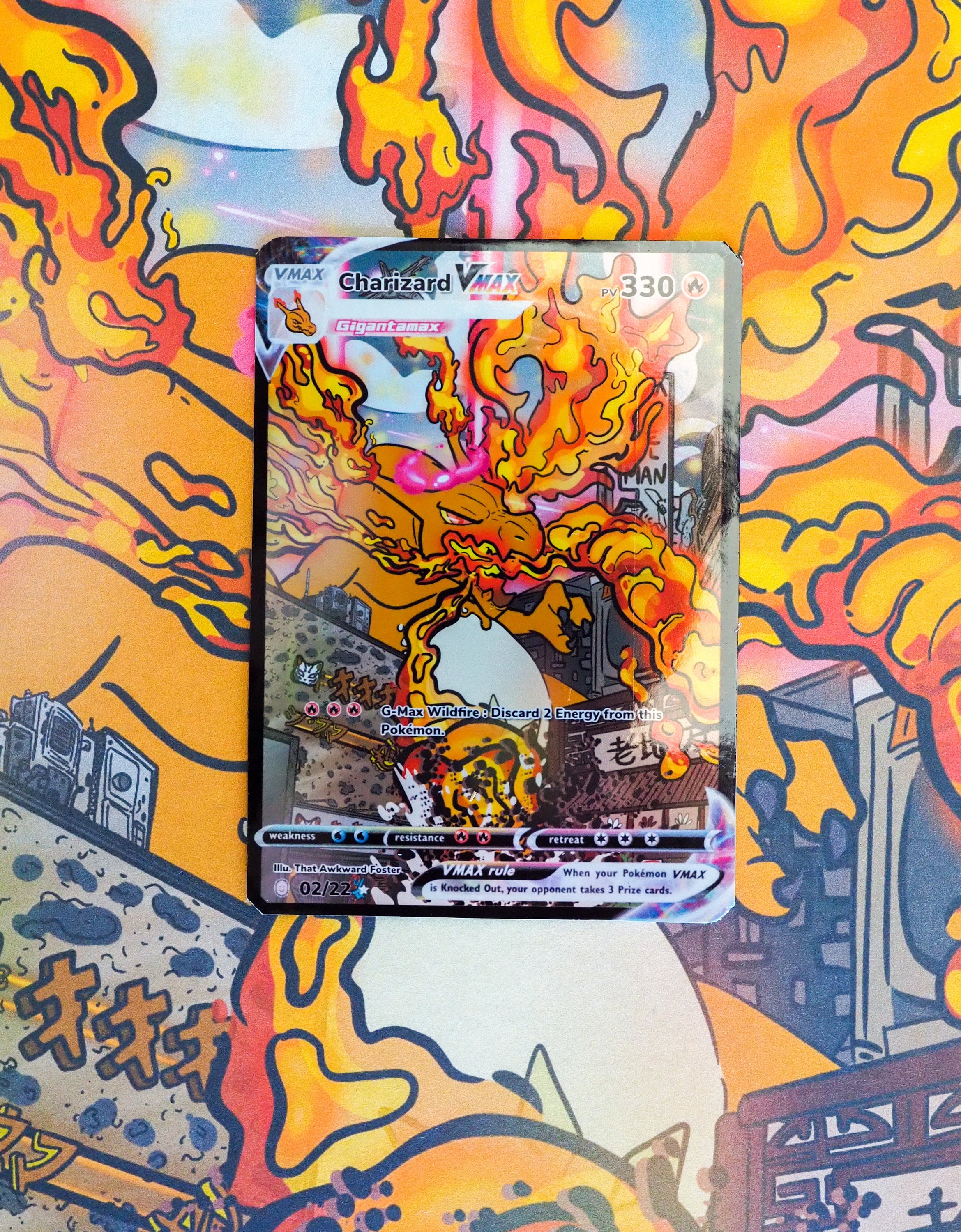 Dracaufeu Vmax Pokémon Custom Map - Etsy UK