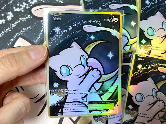 Carte Custom Pokemon Mew Dream - Etsy