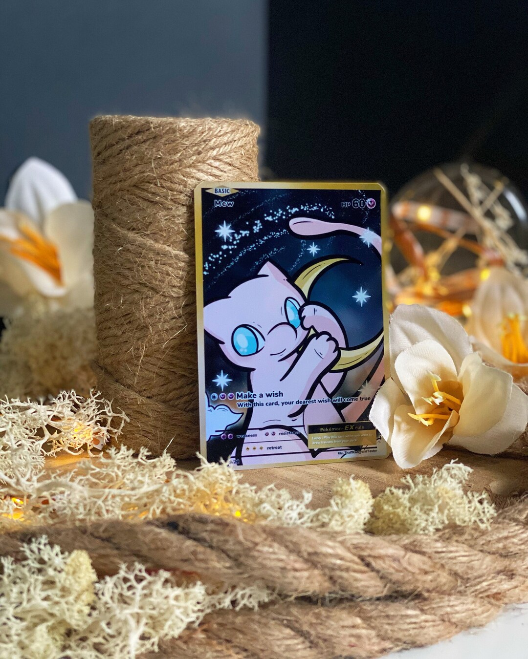 Carte Custom Pokemon Mew Dream - Etsy