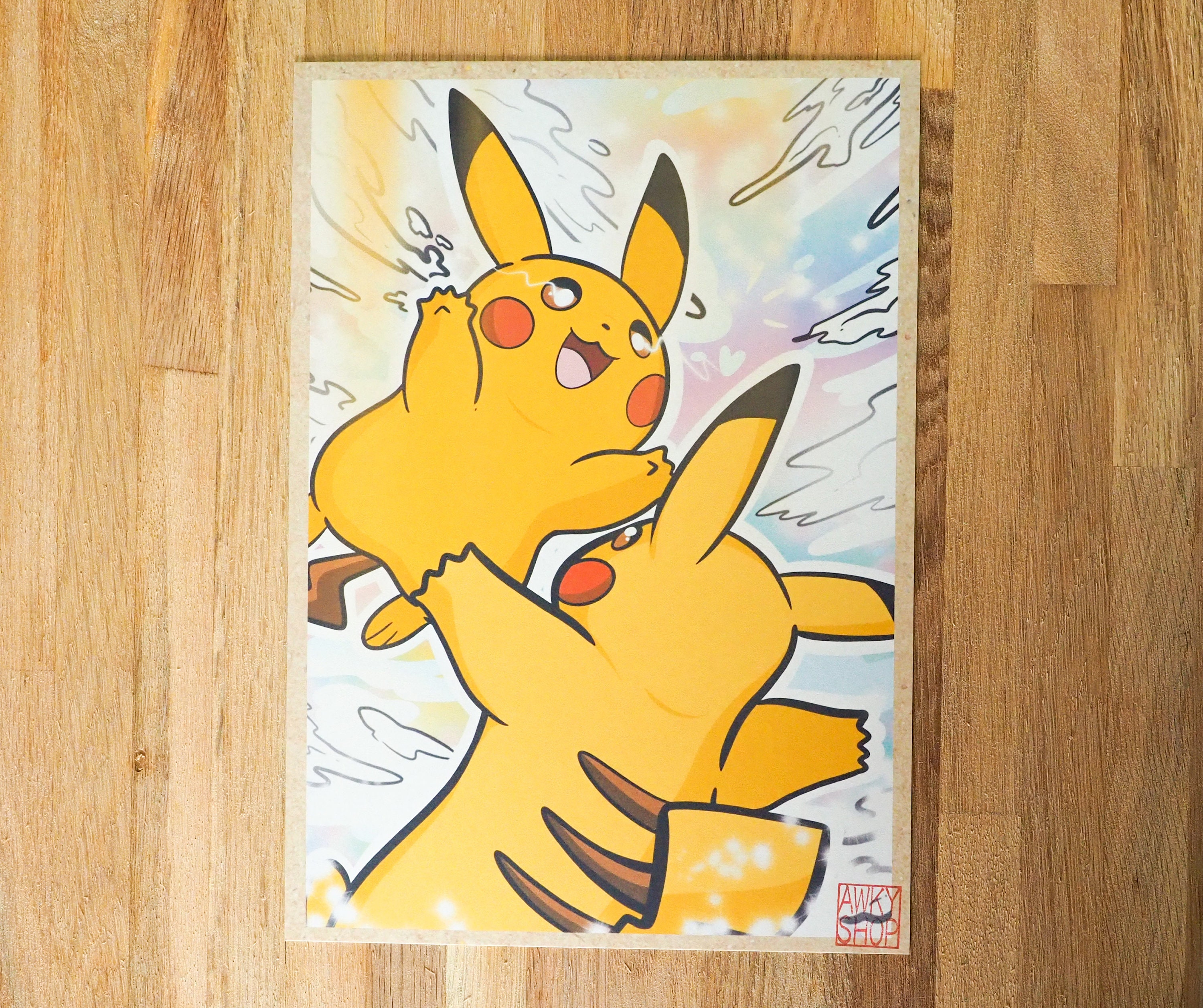 Print Pokemon Pikachu Hug a Friend! - Etsy