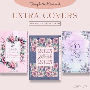 Digital Planner 2025 Pink Floral for Goodnotes, Notability. Dated and ...