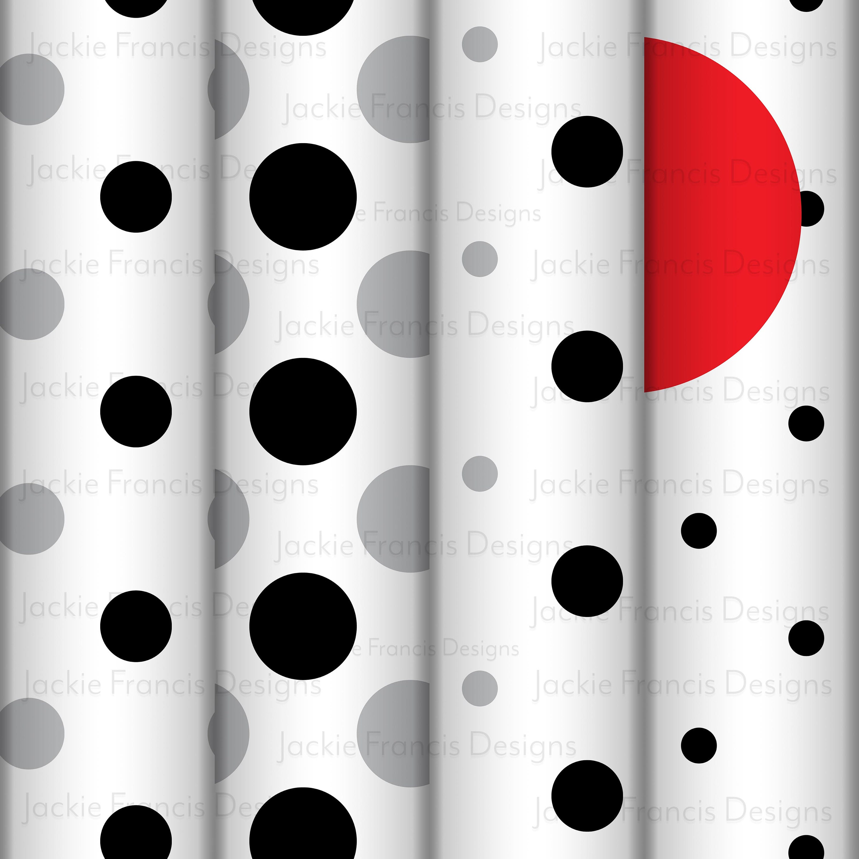 Black and White Polka Dot Digital Papers Polka Dot Patterns - Etsy