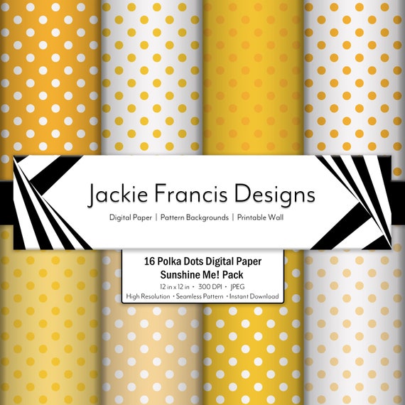 Yellow Polka Dot Printables Ink Factory Printables