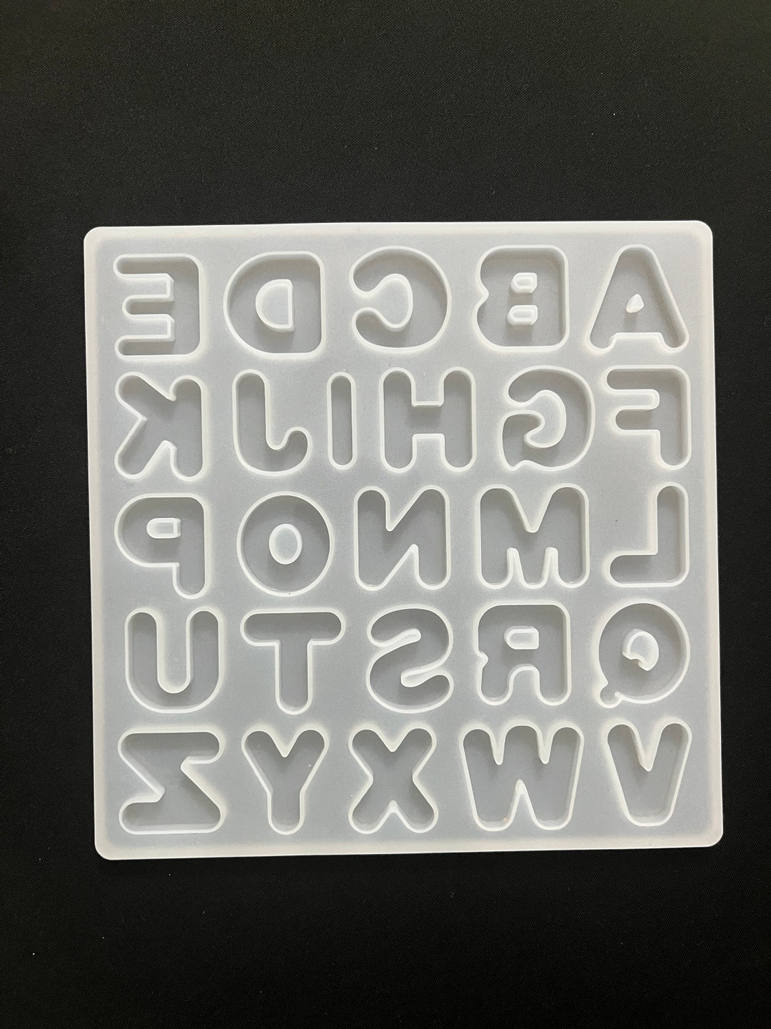 Alphabet Mold - Small, Silicone Mold, Resin Mold - Etsy