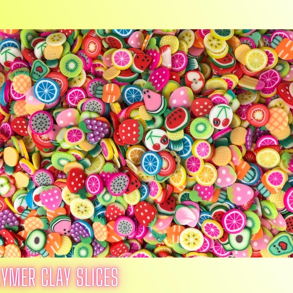 Resin Fruit Clay Pieces - Etsy