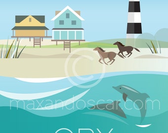 Outer Banks Postcard - Etsy