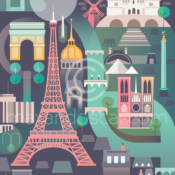 Paris Postcards - Etsy