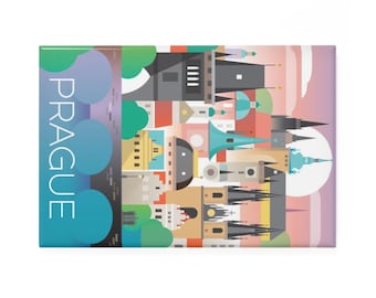 Prague Fridge Magnet - Etsy