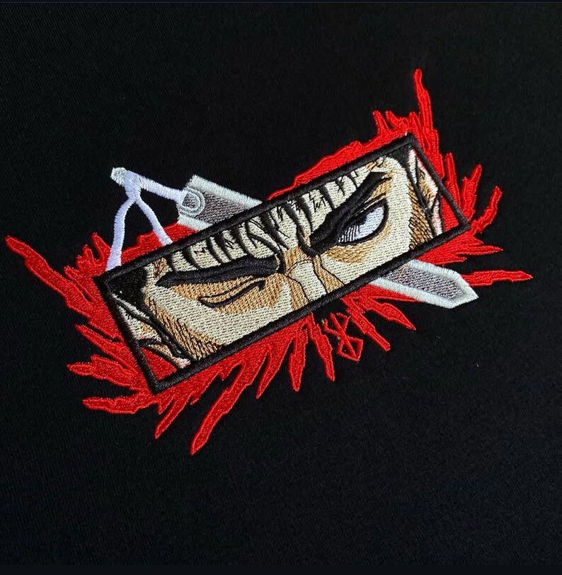 Guts Embroidery Design - Berserk Anime Embroidery - Etsy