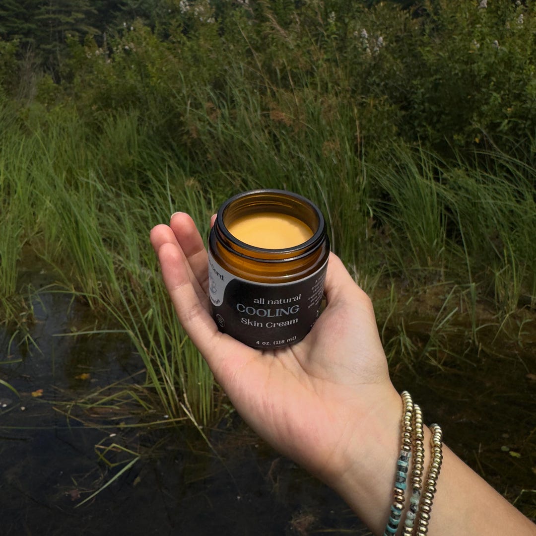 All Natural Cooling Skin Cream - Cool Hot, Inflamed, and Flaring Skin ...