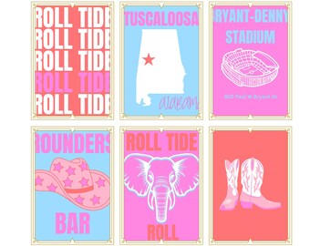 University of Alabama College Aesthetic Wall Art INSTANT DOWNLOAD ...