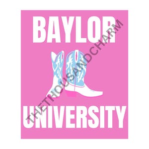 BAYLOR UNIVERSITY College Digital Prints - Etsy