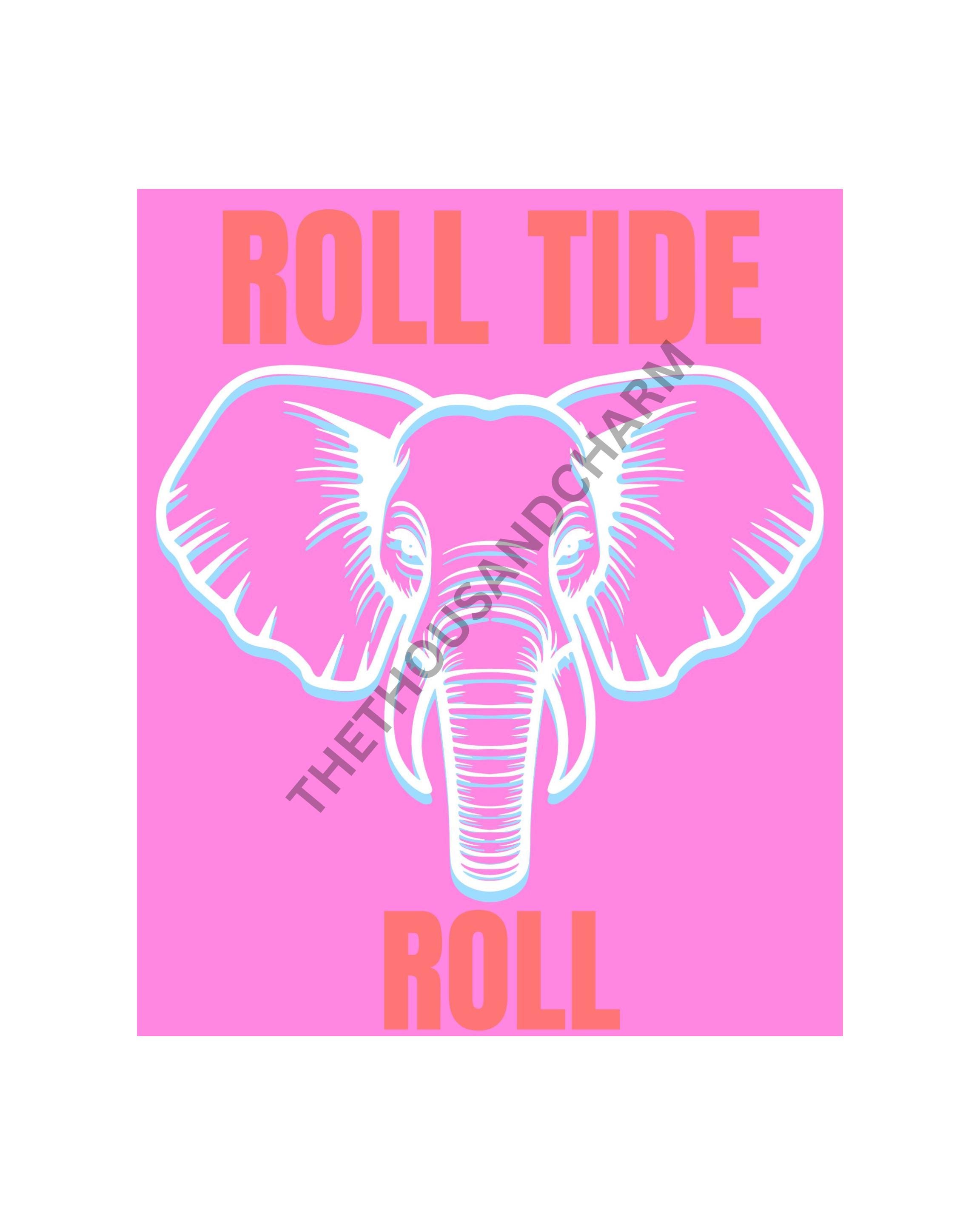 UNIVERSITY OF ALABAMA Digital College Print - Etsy