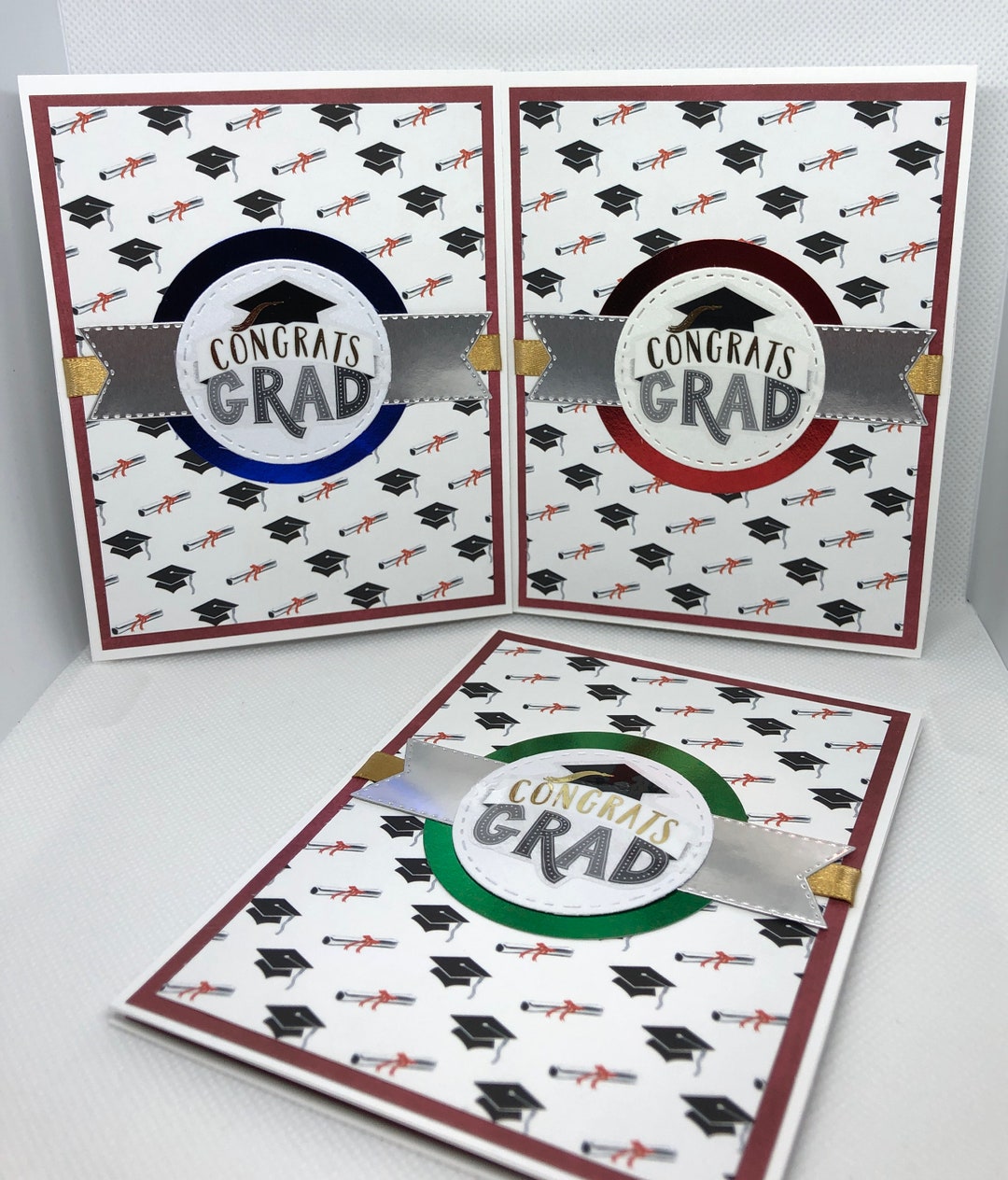 Handmade Graduation Card: Congrats Grad Easel Card - Etsy