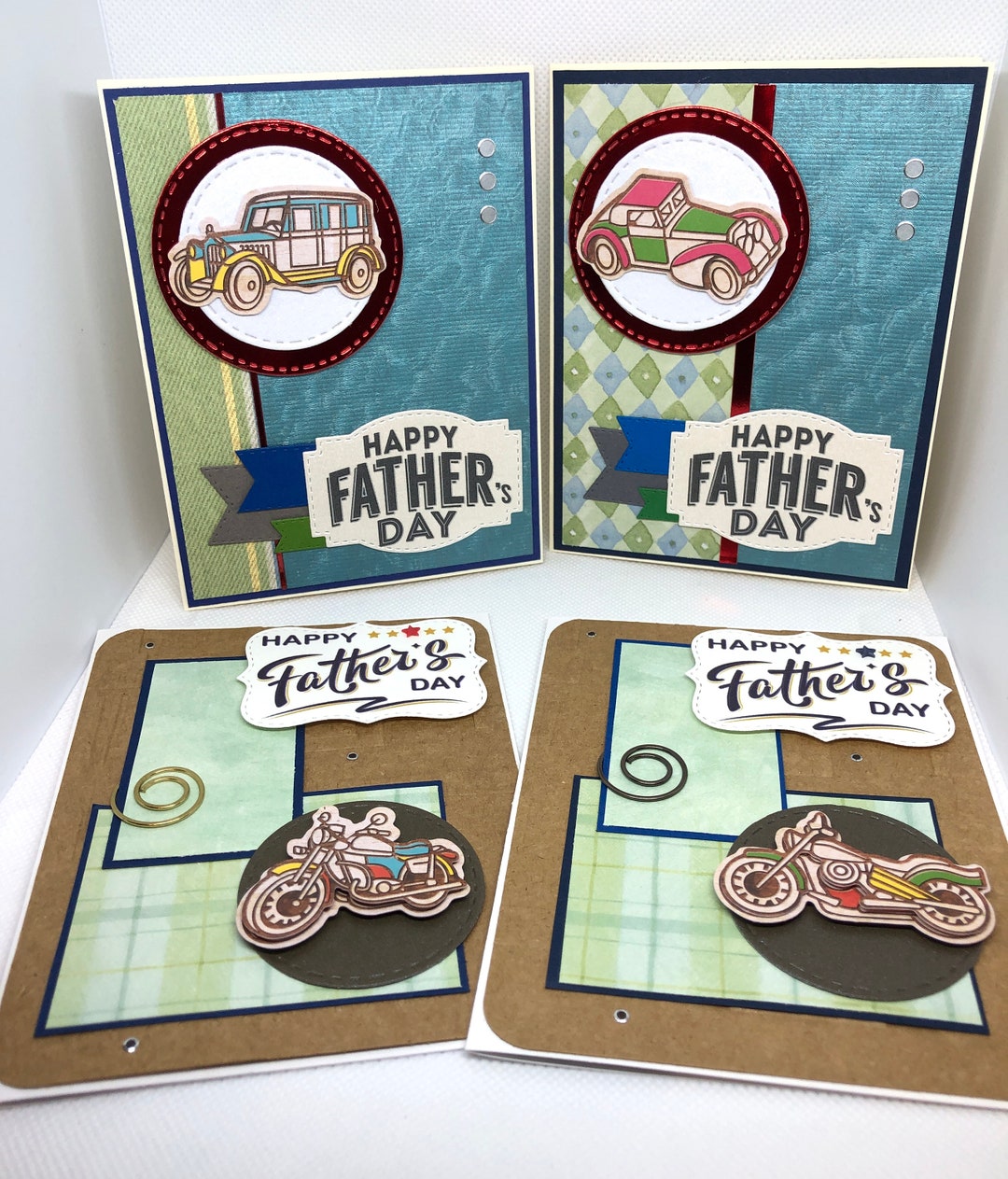 Handmade Cards - Happy Father's Day - Car or Motorcycle - Father’s Day ...