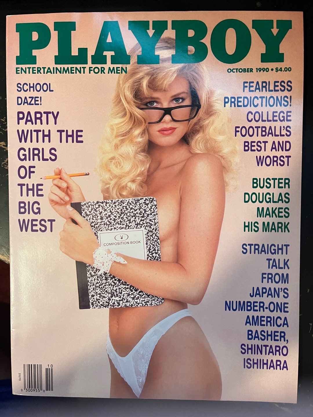 Playboy October 1990 Issue Great Condition Centerfold Intact - Etsy