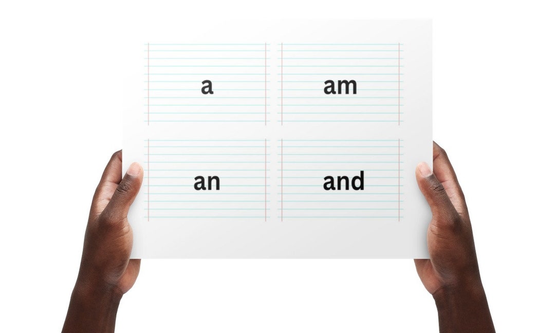 Kindergarten Sight Word Flashcards - Etsy