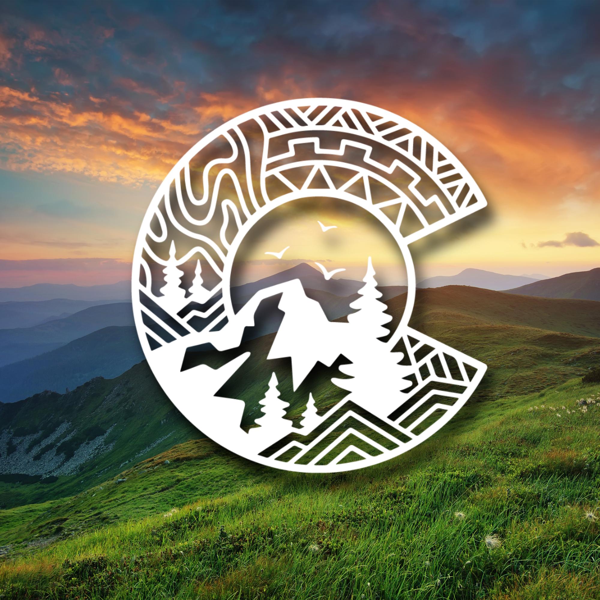 Colorado Mountain Decal - Nature Lover's Sticker, Colorado Sticker ...