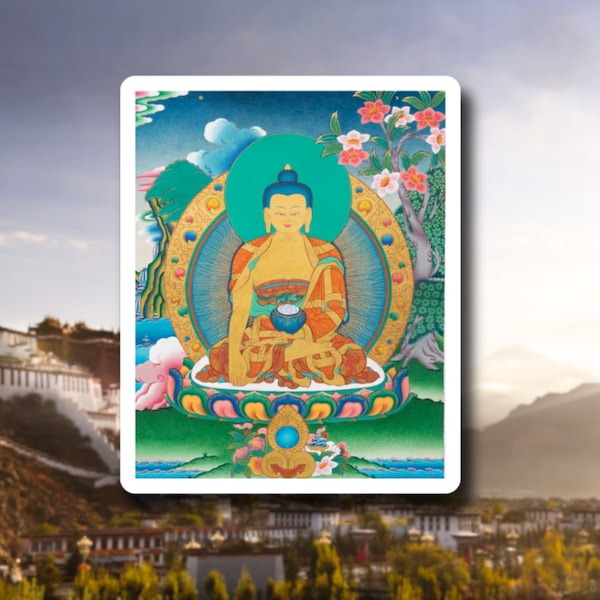 Medicine Buddha Sticker - Etsy