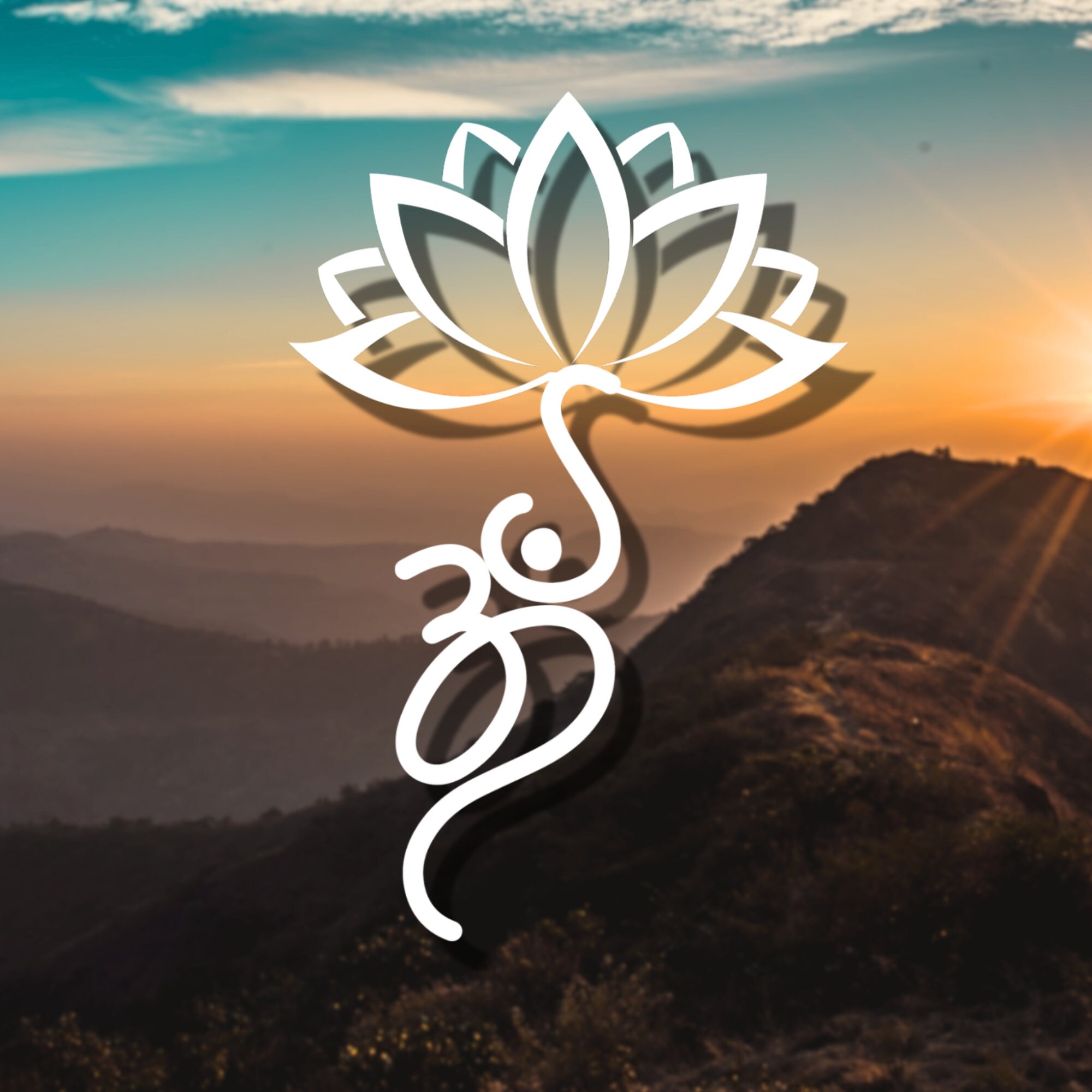 Om Decal, Lotus Om Vinyl, Aum Sticker, Yoga OM Sticker - Etsy