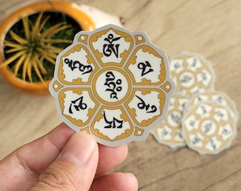 Dharma Wheel Traditional Vinyl Decal Sticker Yoga Buddha - Etsy