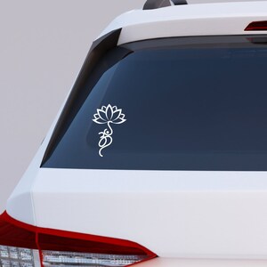 Om Decal, Lotus Om Vinyl, Aum Sticker, Yoga OM Sticker - Etsy