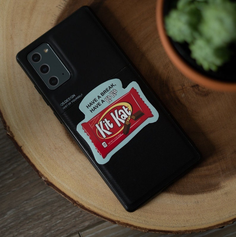 Kitkat Sticker Snack Gift for Laptop Foodie Decal Cute - Etsy