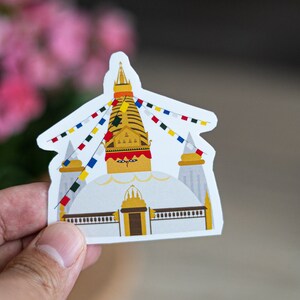 Buddhism Icon Sticker Pack - Set of 4 Om Mani Stickers - Meditation and ...