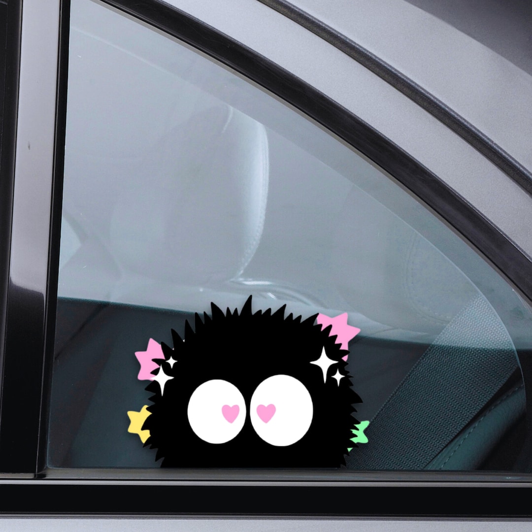 Soot Sprites Peeker Decal, Dust Sprites Sticker, Anime Decal, Car Decal ...