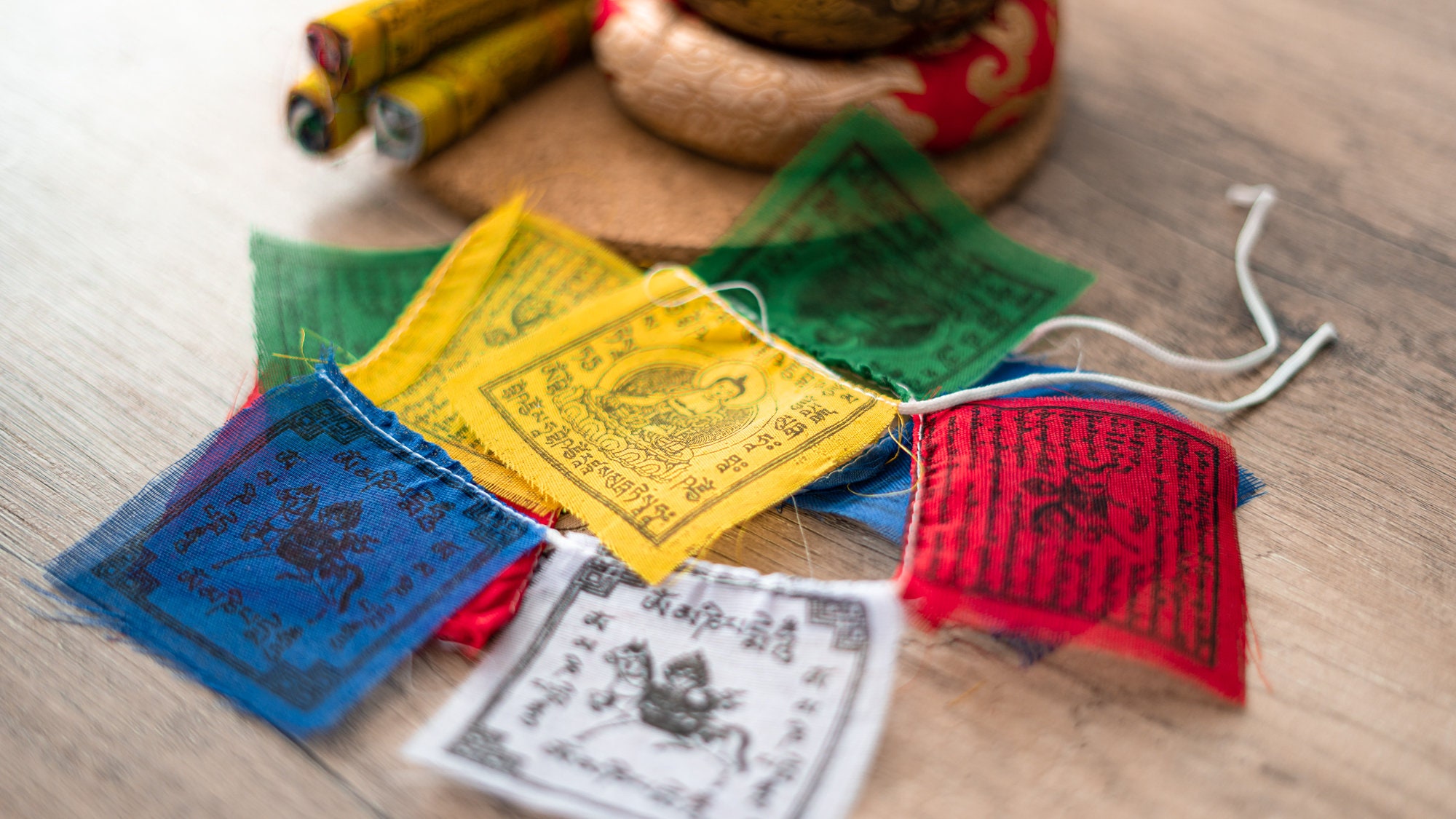 Tibetan Prayer Flags Entryway Good Luck Door Entrance Flags - Etsy