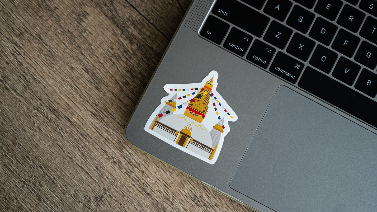 Swayambhunath Stupa Sticker, Nepal Monkey Temple, Buddhist Gift - Etsy