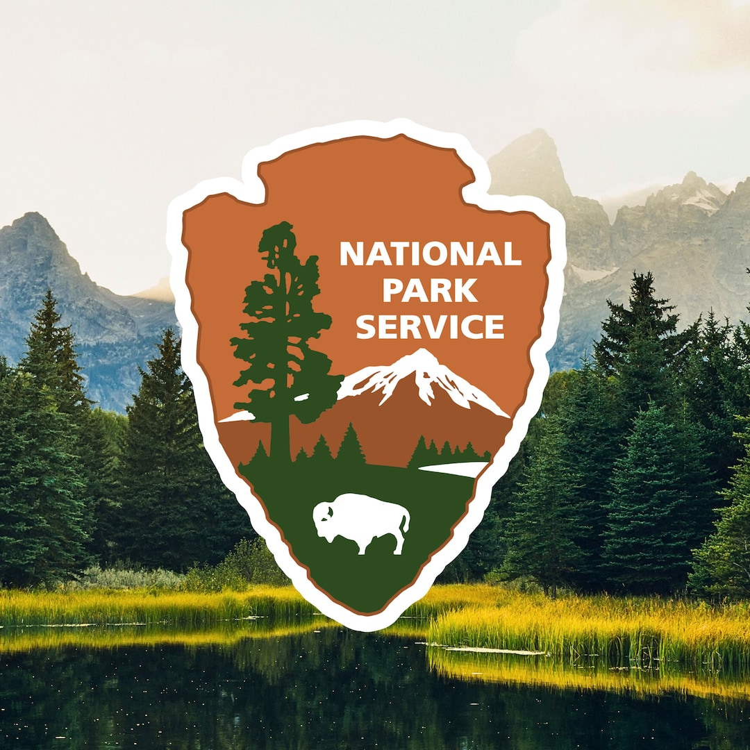National Park Service Sticker, Personalized National Park Vinyl ...