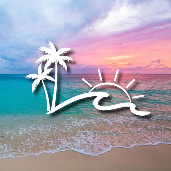 Sunset Wall Decal - Etsy
