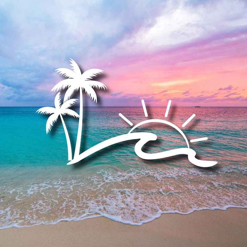 Sunset Wall Decal - Etsy