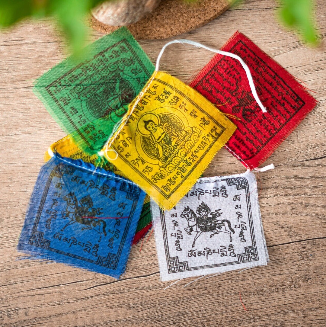 Tibetan Prayer Flags, Entryway Good Luck, Door Entrance Flags, Window ...