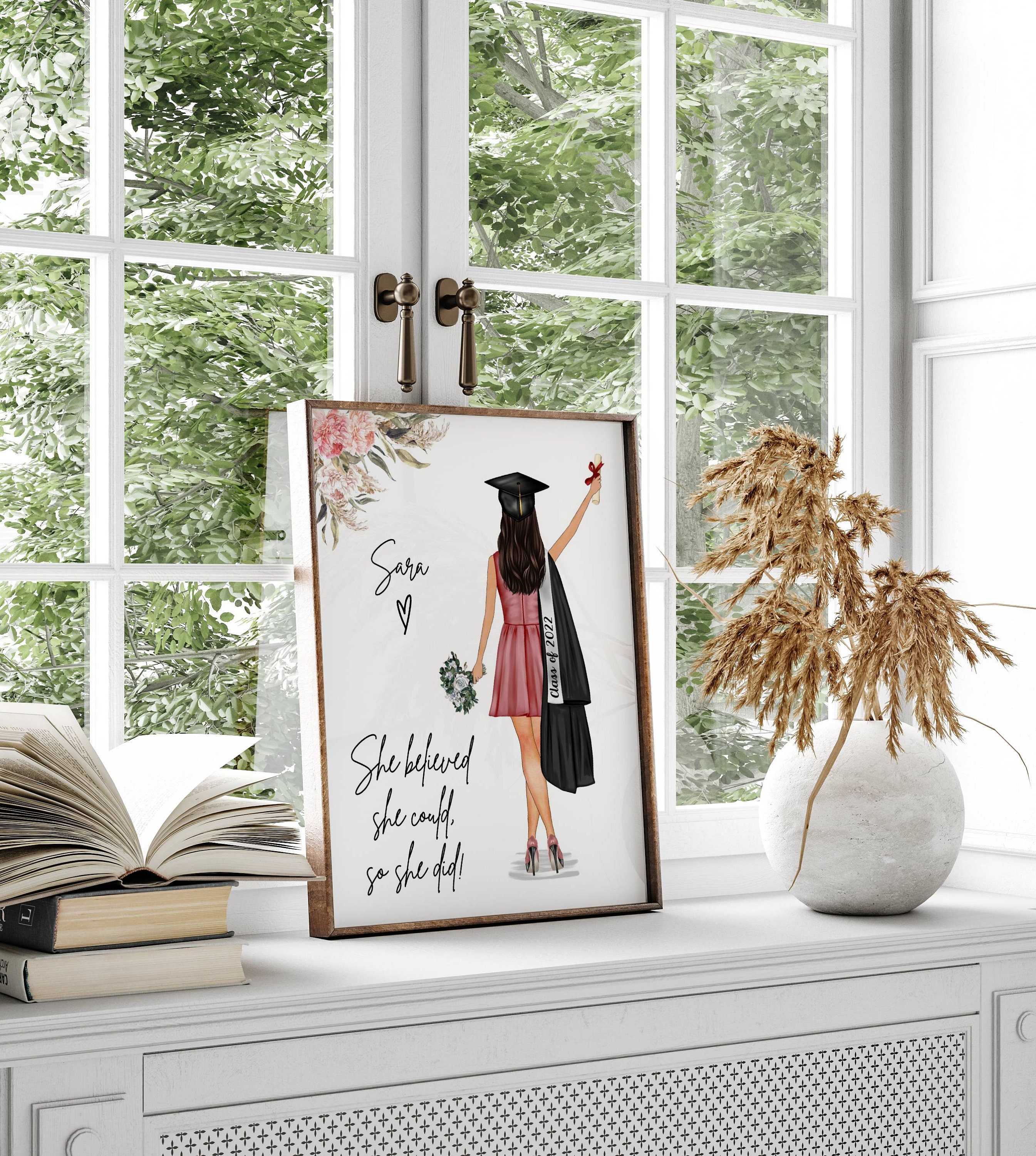 Personalized Graduation Gift for Her Custom Graduation Print - Etsy
