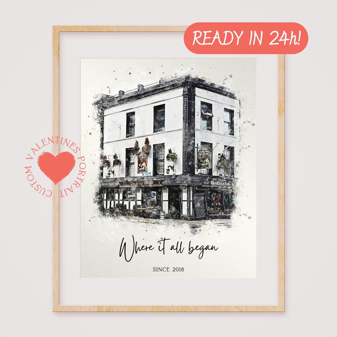 First Date Portrait, Where It All Began, Where We Met, Our First Date ...