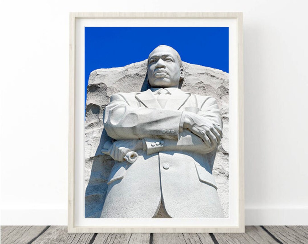 Washington DC Art Print | MLK Monument | Landmark | Wall Art | Travel ...
