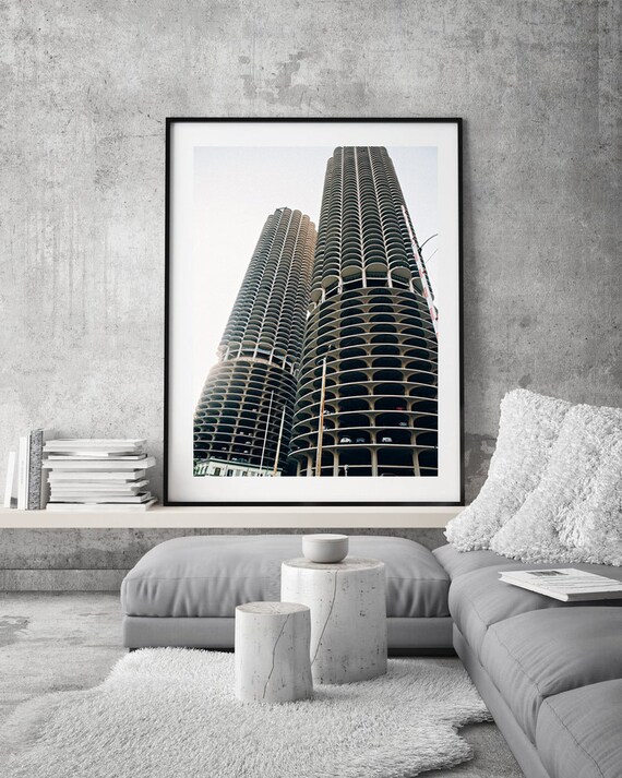 Chicago Photography Corn Cob Buildings Photo Street - Etsy