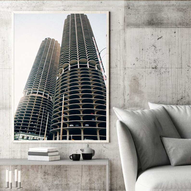 Chicago Photography Corn Cob Buildings Photo Street - Etsy