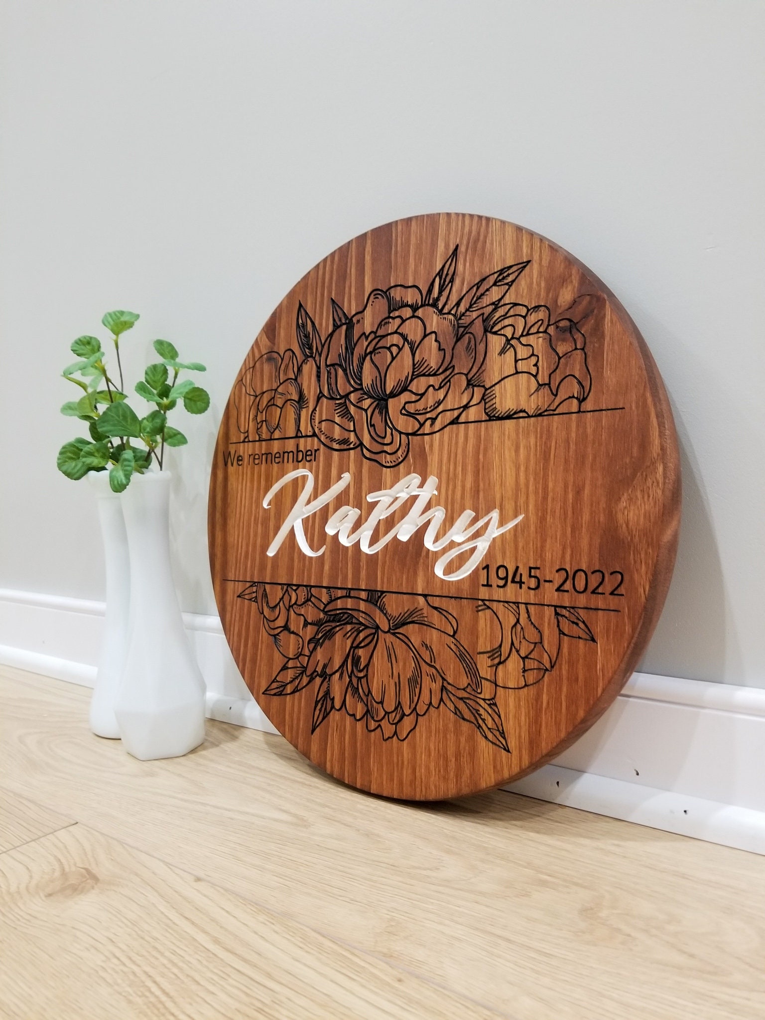 Custom Memorial Plaque Remembrance Sign Personalized - Etsy