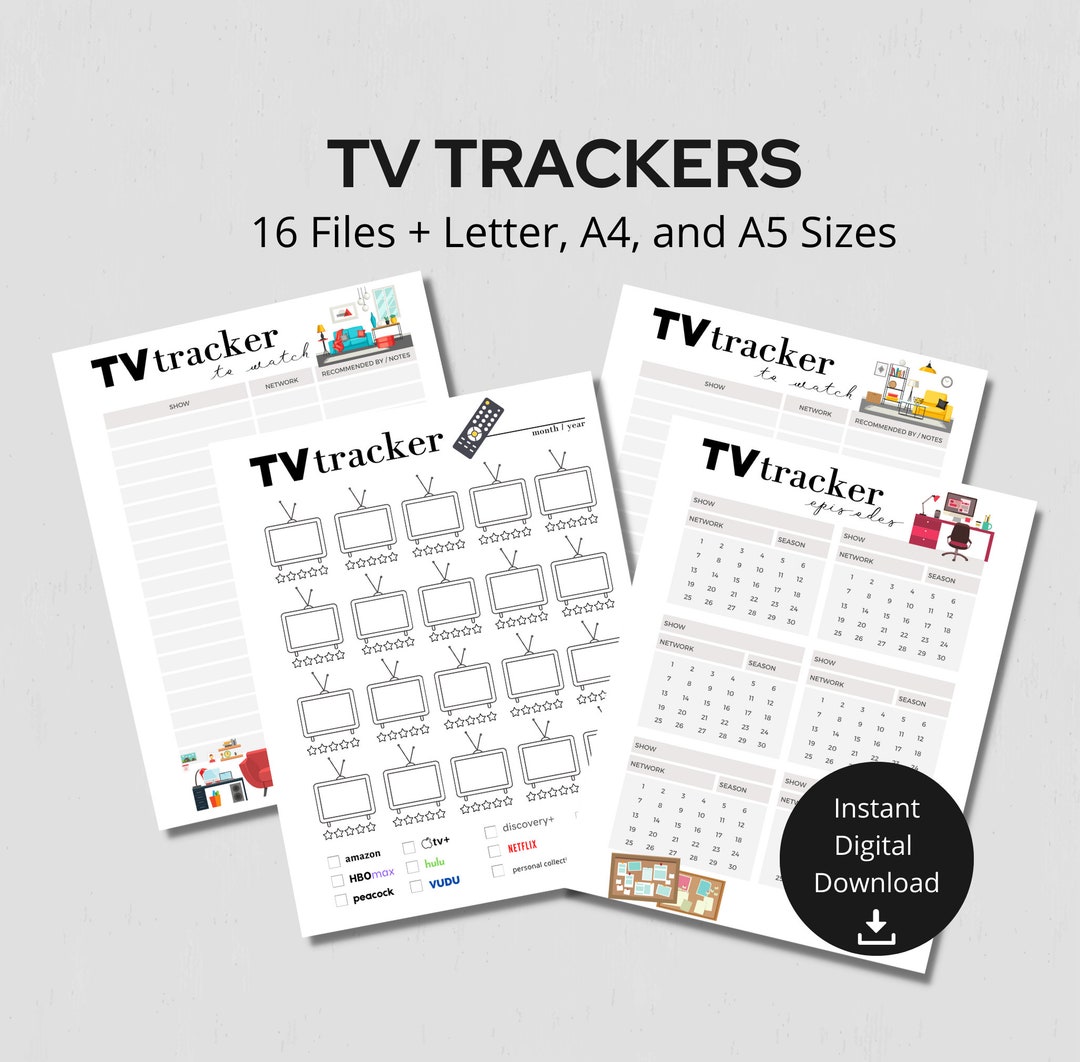 TV Show Trackers TV Journal to Rate and Track TV Series, Episodes ...