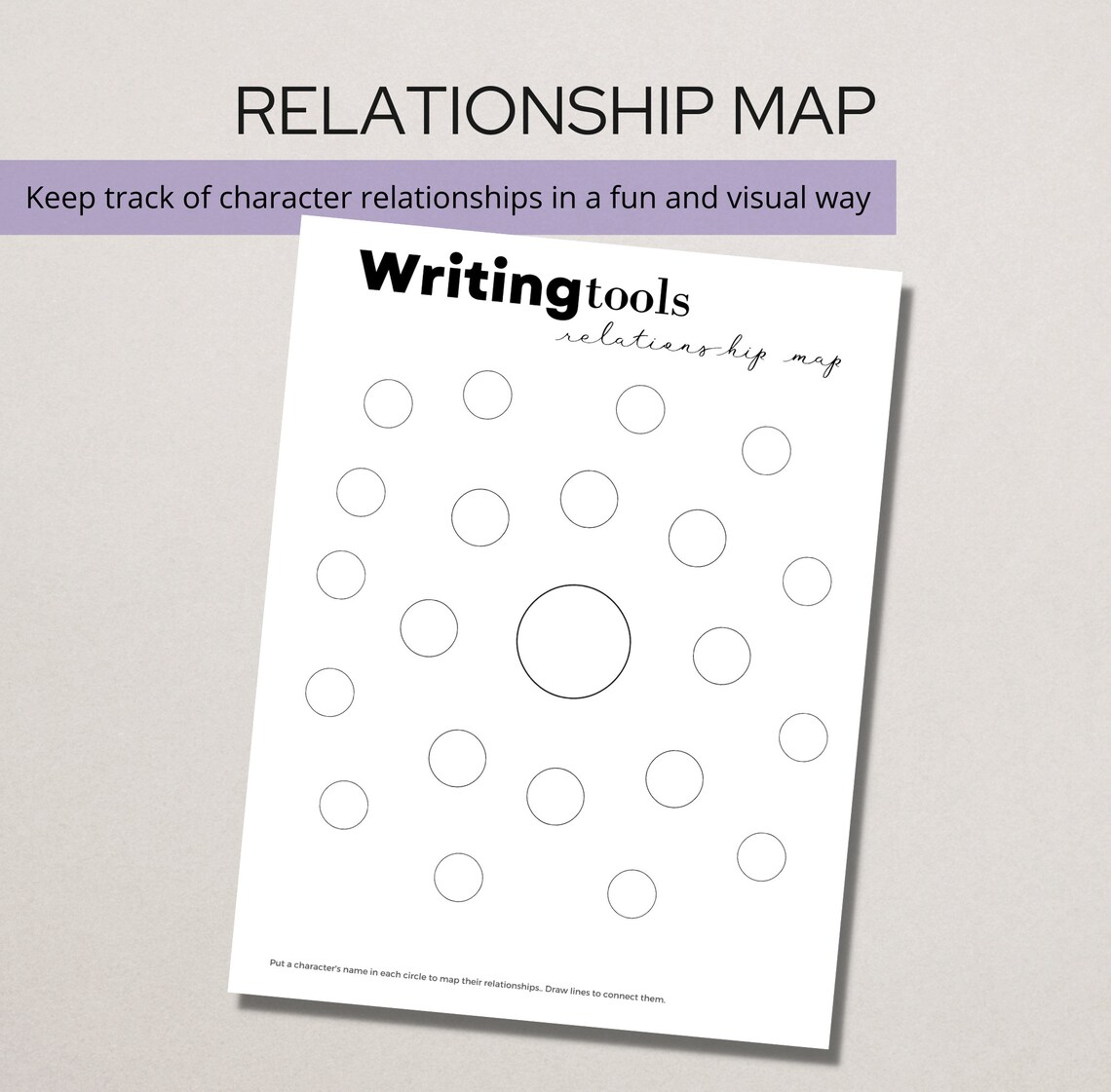 Character Development Writing Tools Character Sheets Back - Etsy
