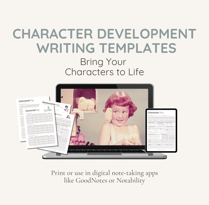 Character Development Templates – Create Memorable Characters for ...