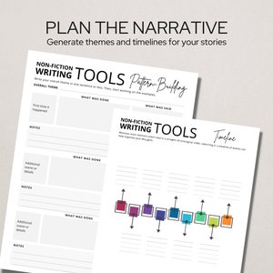 Non-fiction Writing Bundle Author Tools to Write Your Memoir or Short ...