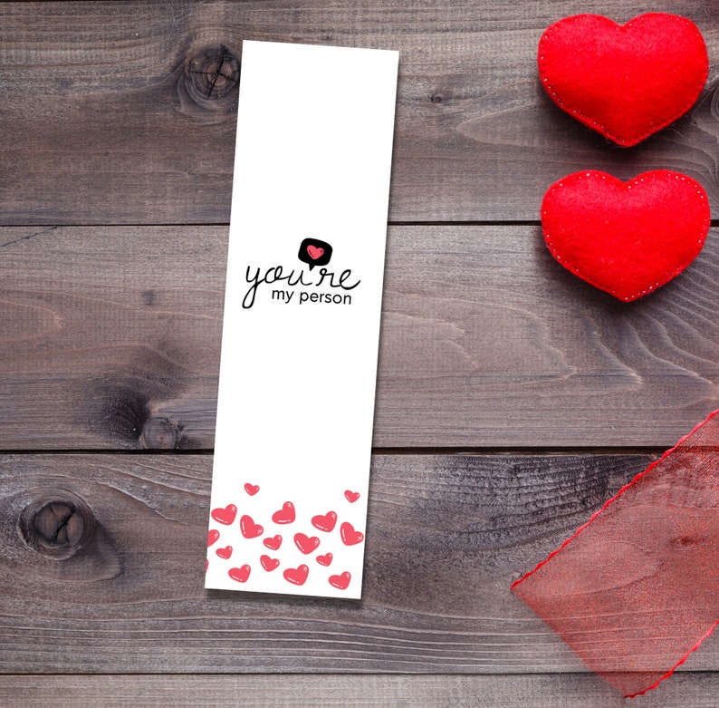 Printable Love Bookmarks, Cute Romance Bookmarks to Say, i Love You ...