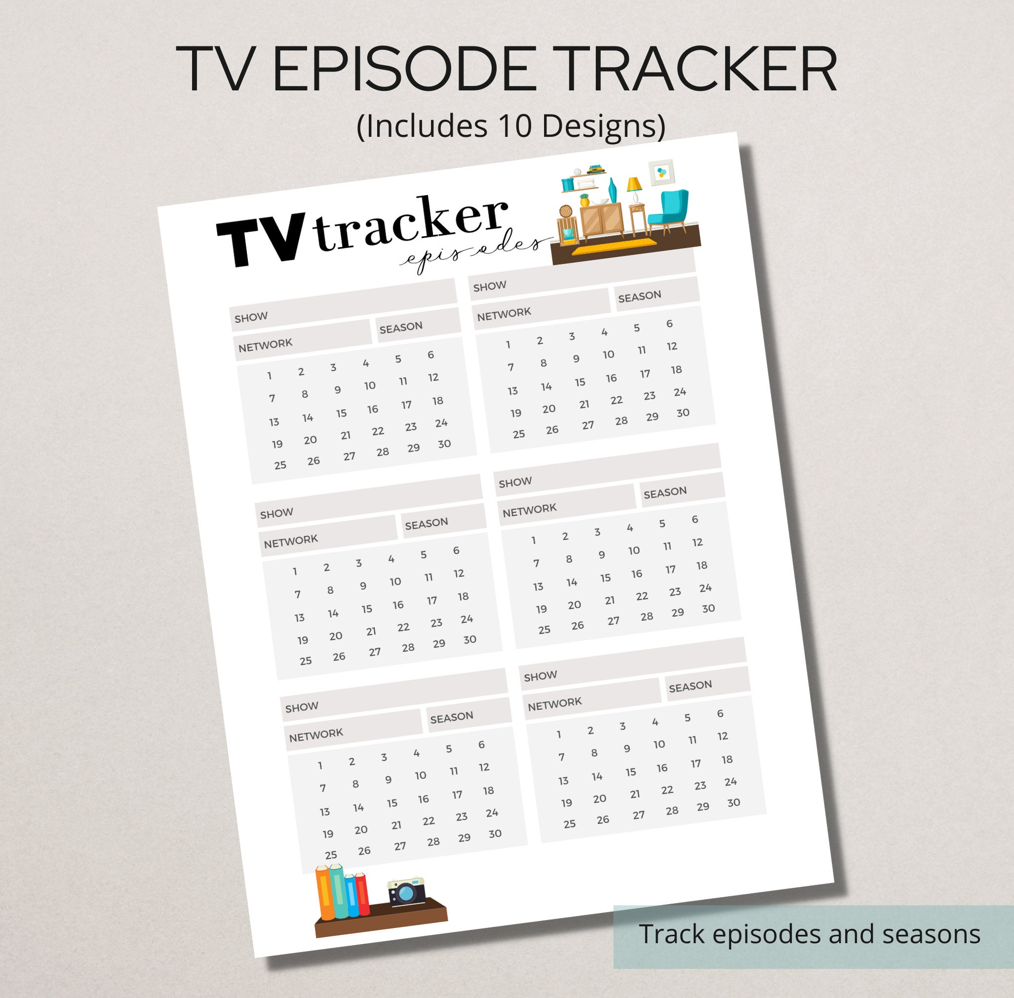 TV Show Trackers TV Journal to Rate and Track TV Series, Episodes ...
